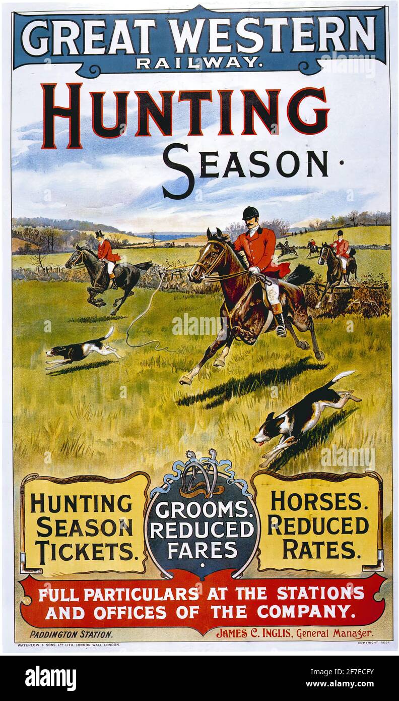 Great western railway poster hi-res stock photography and images - Alamy