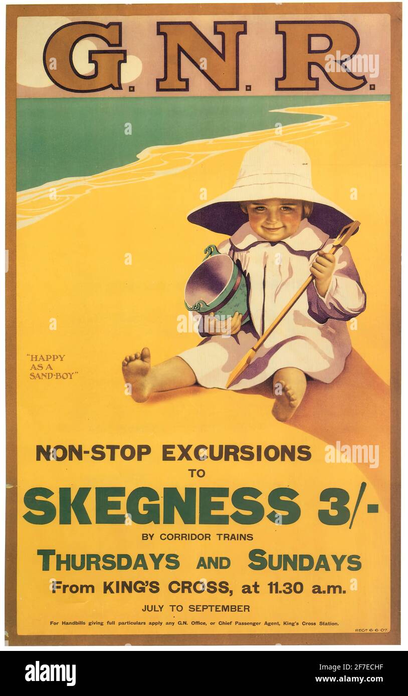 Great northern railway posters hi-res stock photography and images - Alamy