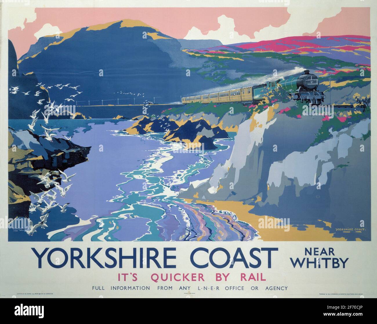 Whitby poster hi-res stock photography and images - Alamy