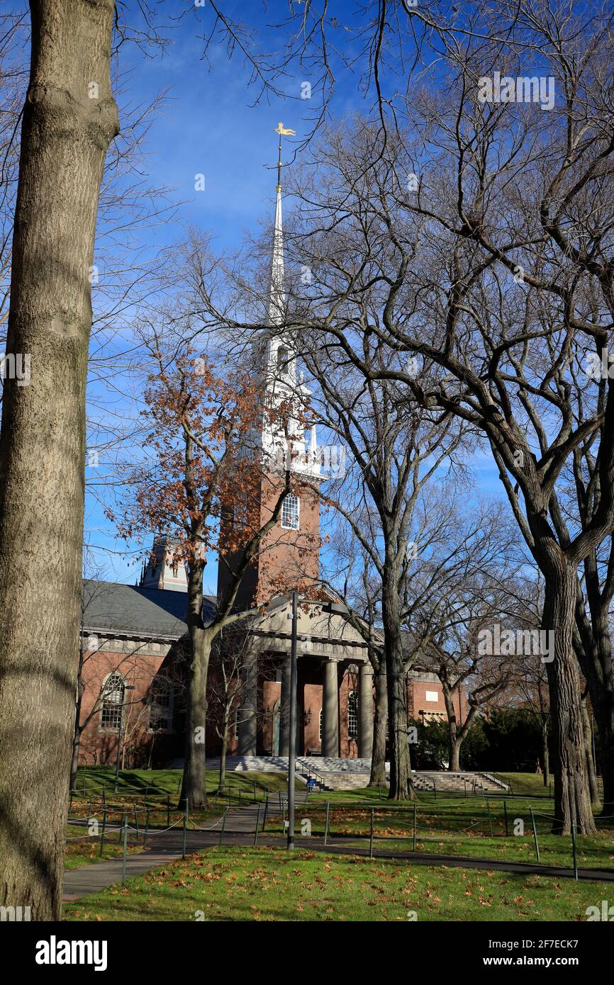 Memorial Church of Harvard University in Harvard Yard.Harvard ...