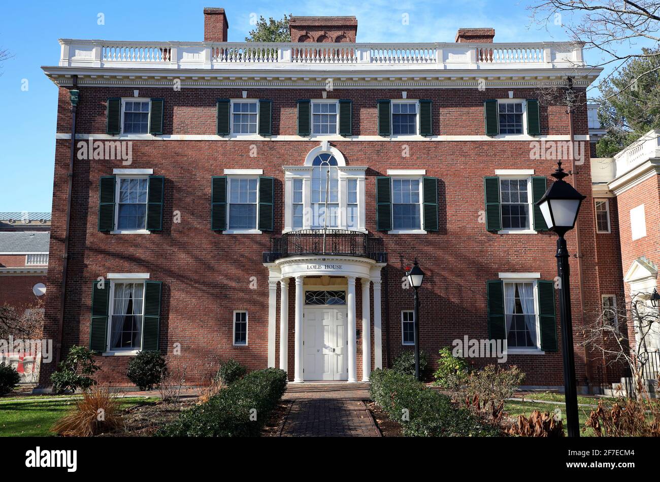 The historic Loeb House of Harvard University.Cambridge.Massachusetts ...