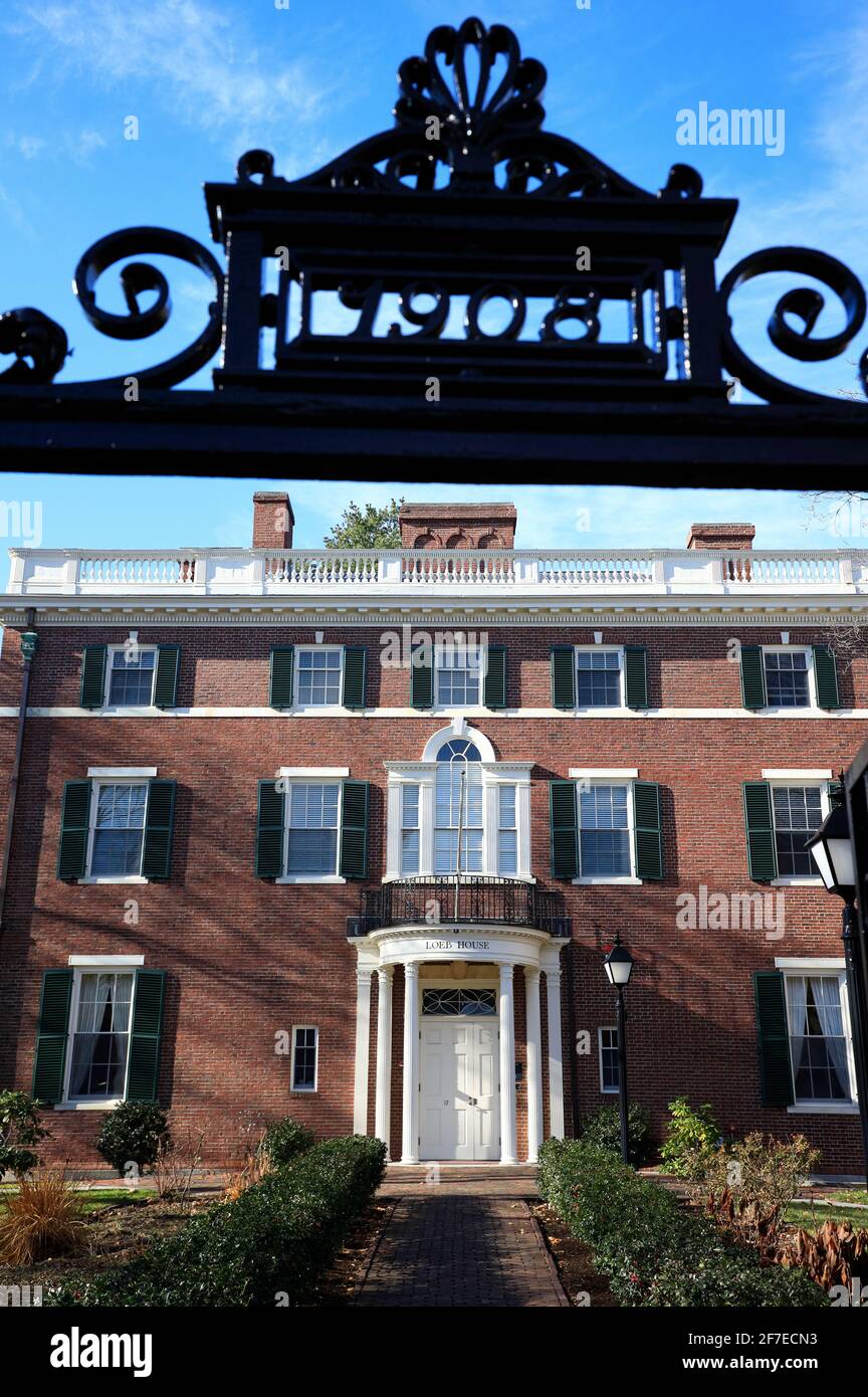 Harvard university gate hi-res stock photography and images - Alamy