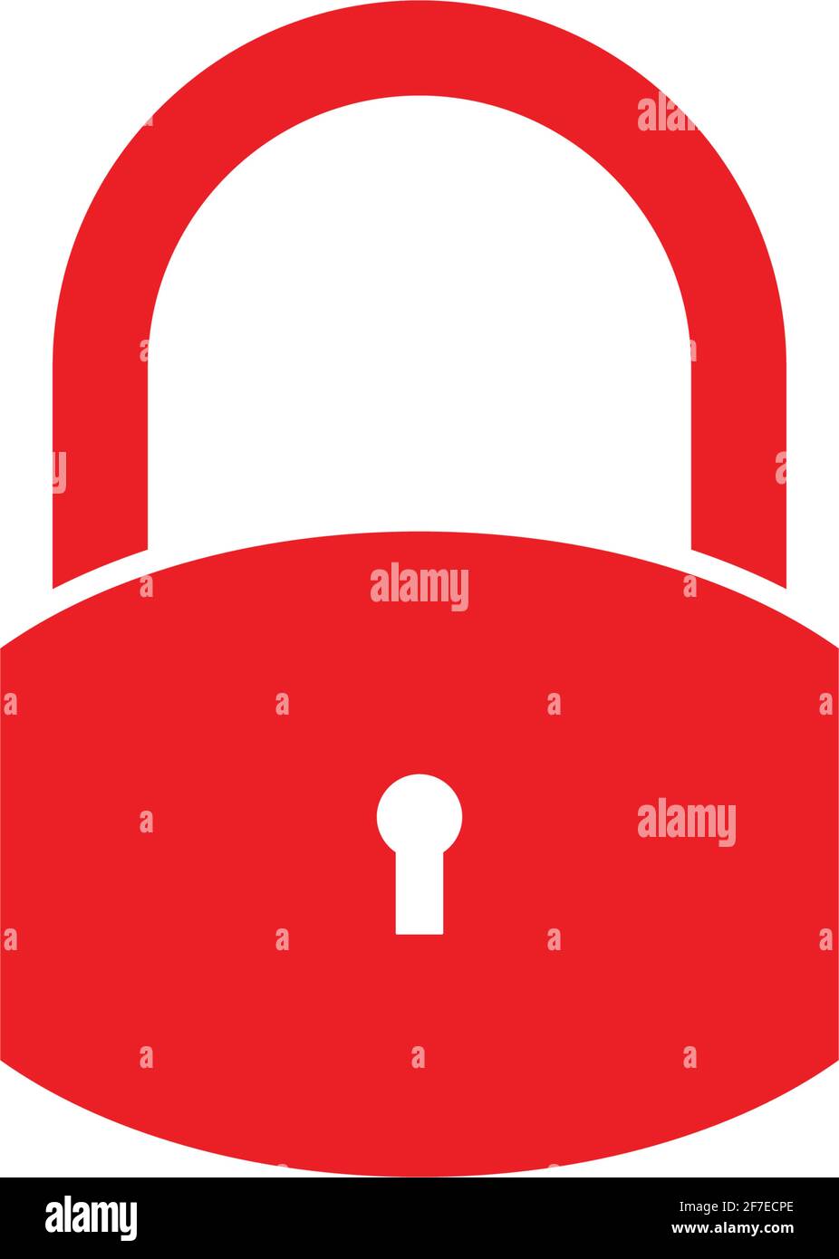 padlock logo icon vector template illustration Stock Vector Image & Art ...