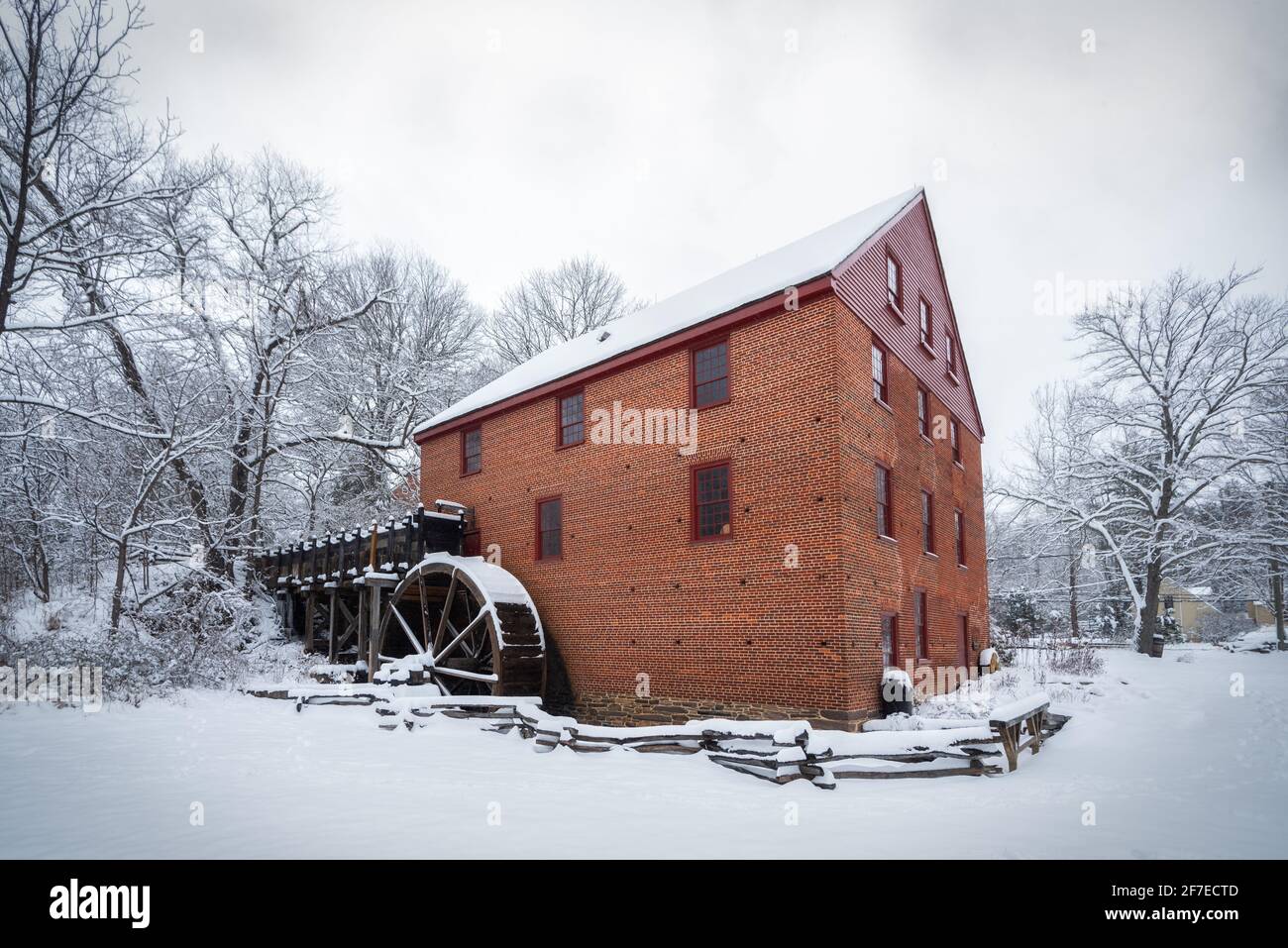 Colvin Run Mill in Great Falls, Virginia is the sole surviving ...