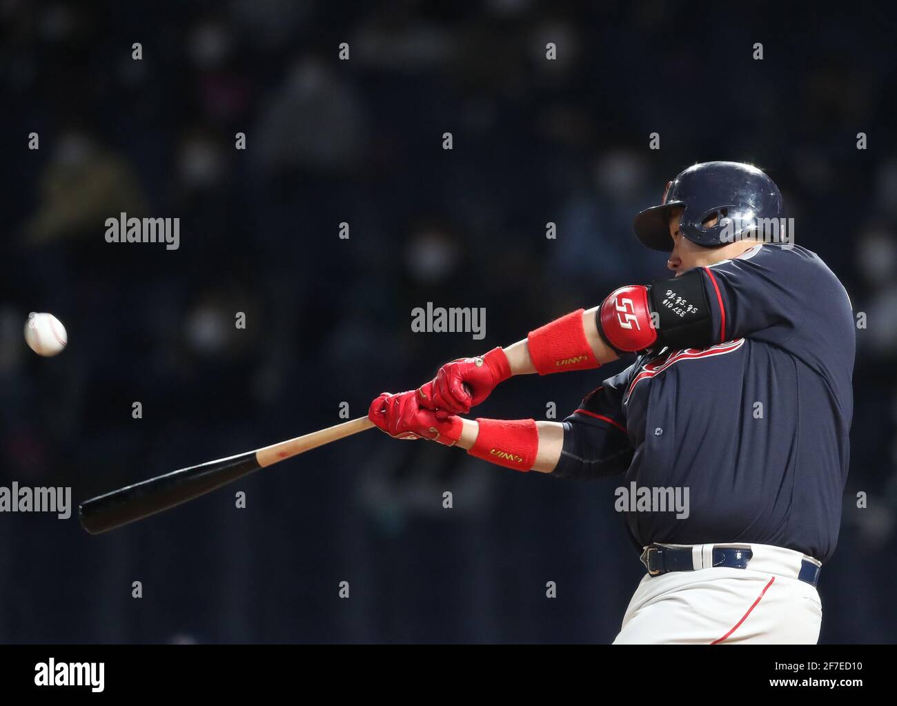 07th Apr, 2021. Lotte Giants' Lee Dae-ho Lee Dae-ho of the Lotte Giants ...