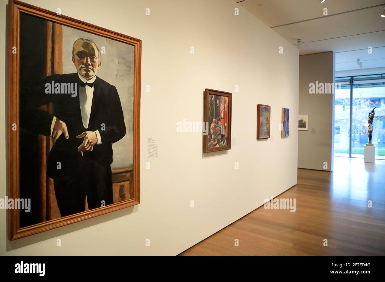 Self-Portrait in Tuxedo,1927 by Max Beckmann display in Busch-Reisinger ...