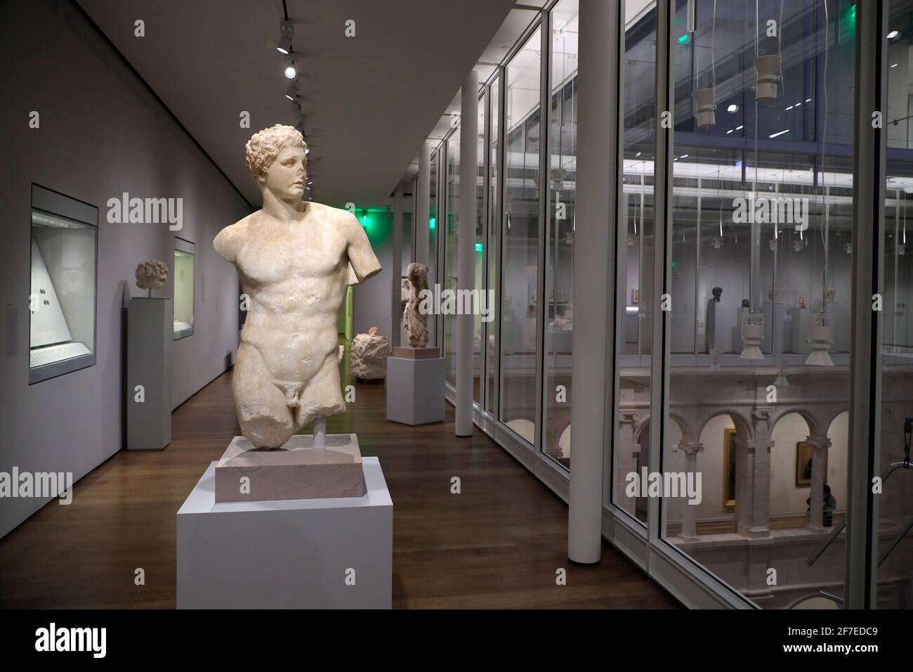 The marble statue of a Youthful Hero or God from 1st-2nd century in ...