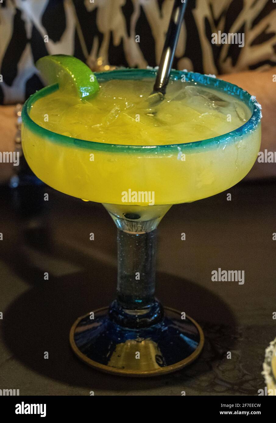 Classic lime margarita at Iguana Mia in Cape Coral, Florida Stock Photo ...