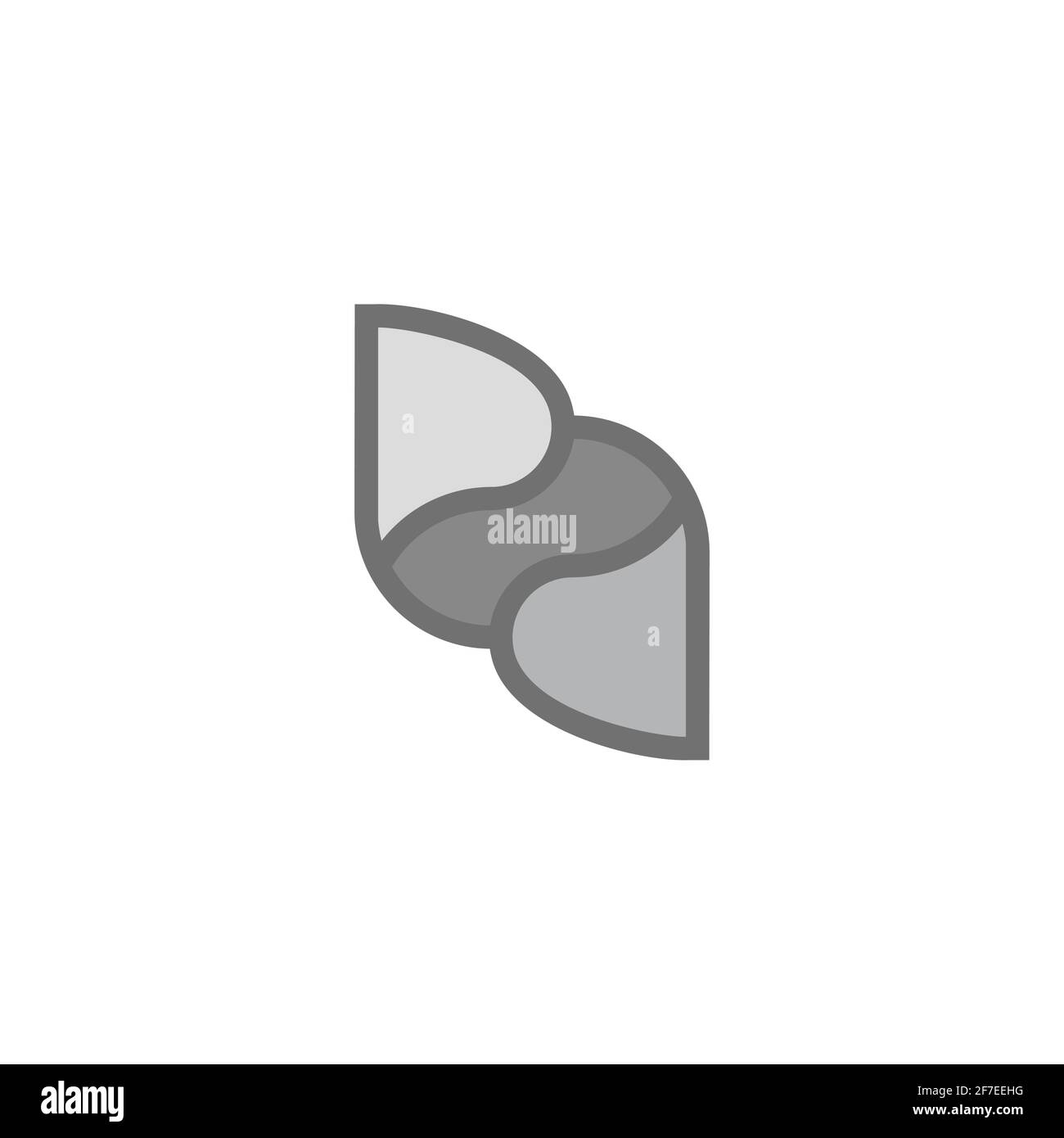 letter pd motion paper fold symbol logo vector Stock Vector Image & Art ...