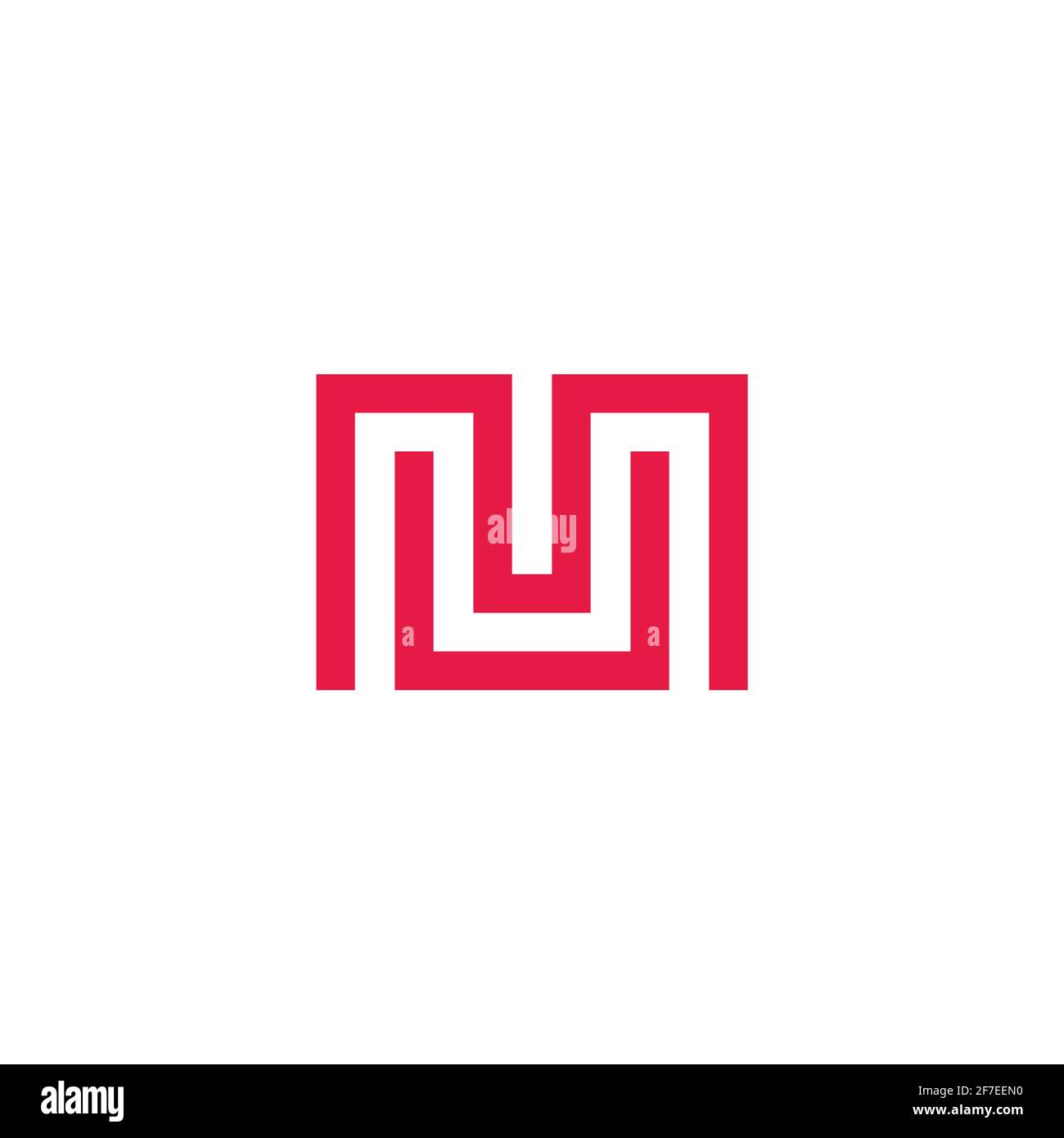 Geometric maze logo Cut Out Stock Images & Pictures - Alamy