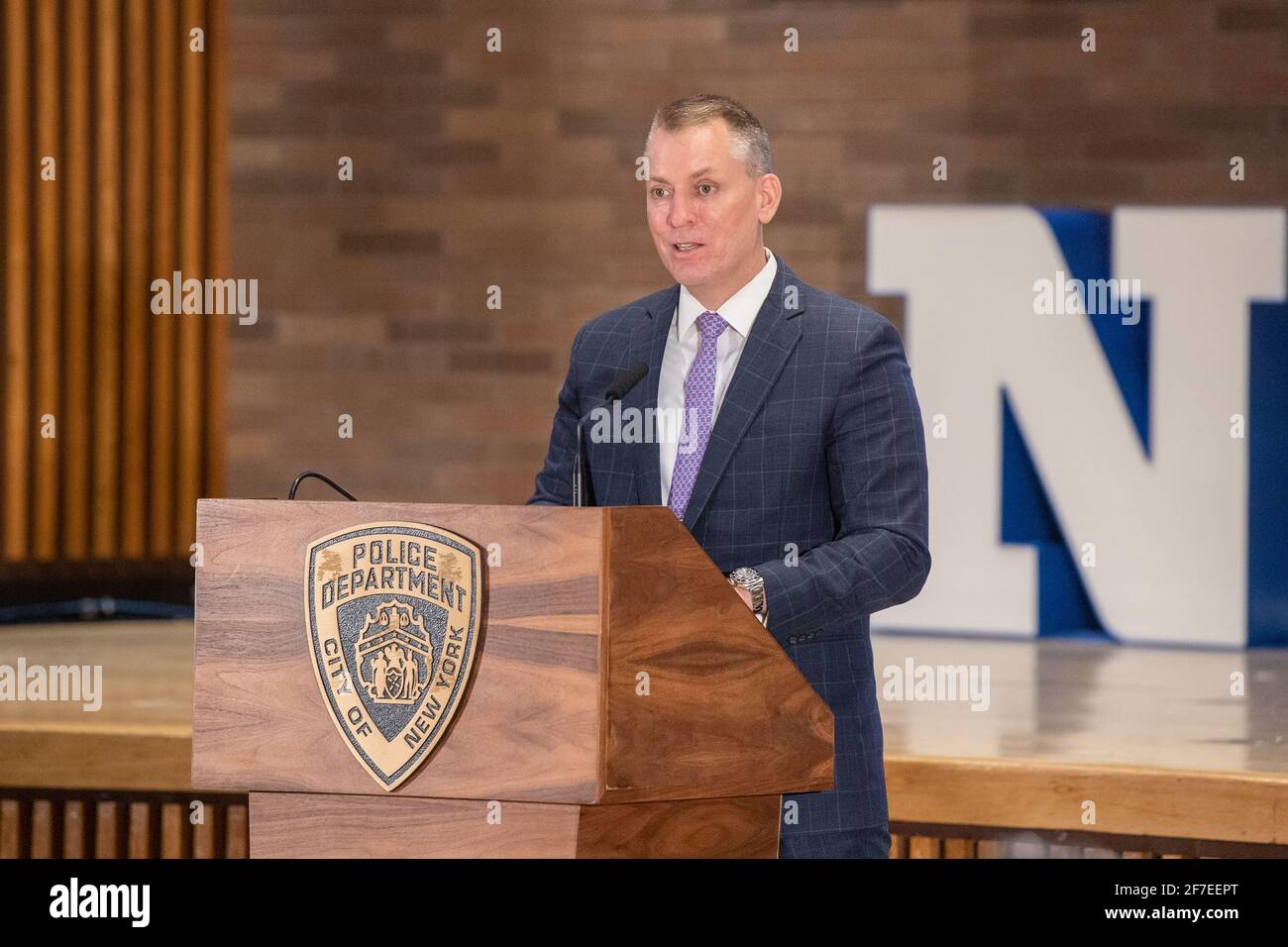 NEW YORK, NY – APRIL 6: New York City Police Commissioner Dermot F ...