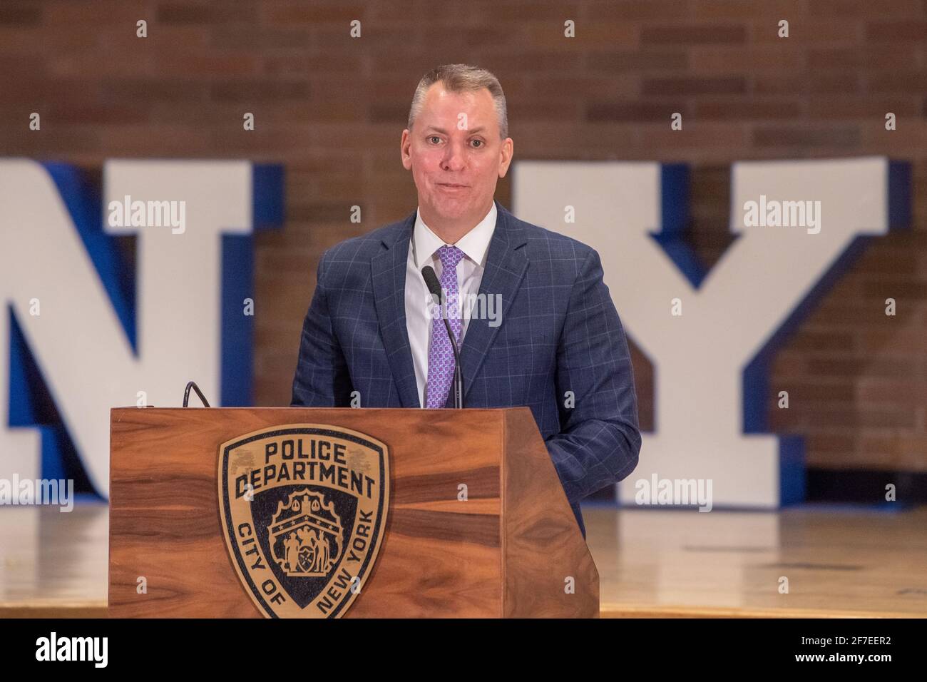 NEW YORK, NY – APRIL 6: New York City Police Commissioner Dermot F ...