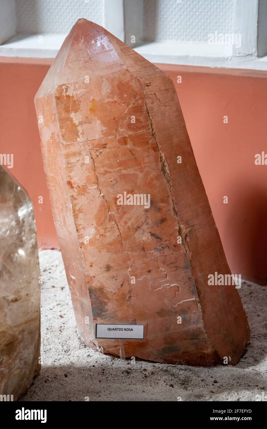 Rose quartz a type of quartz which exhibits a pale pink to rose red hue ...