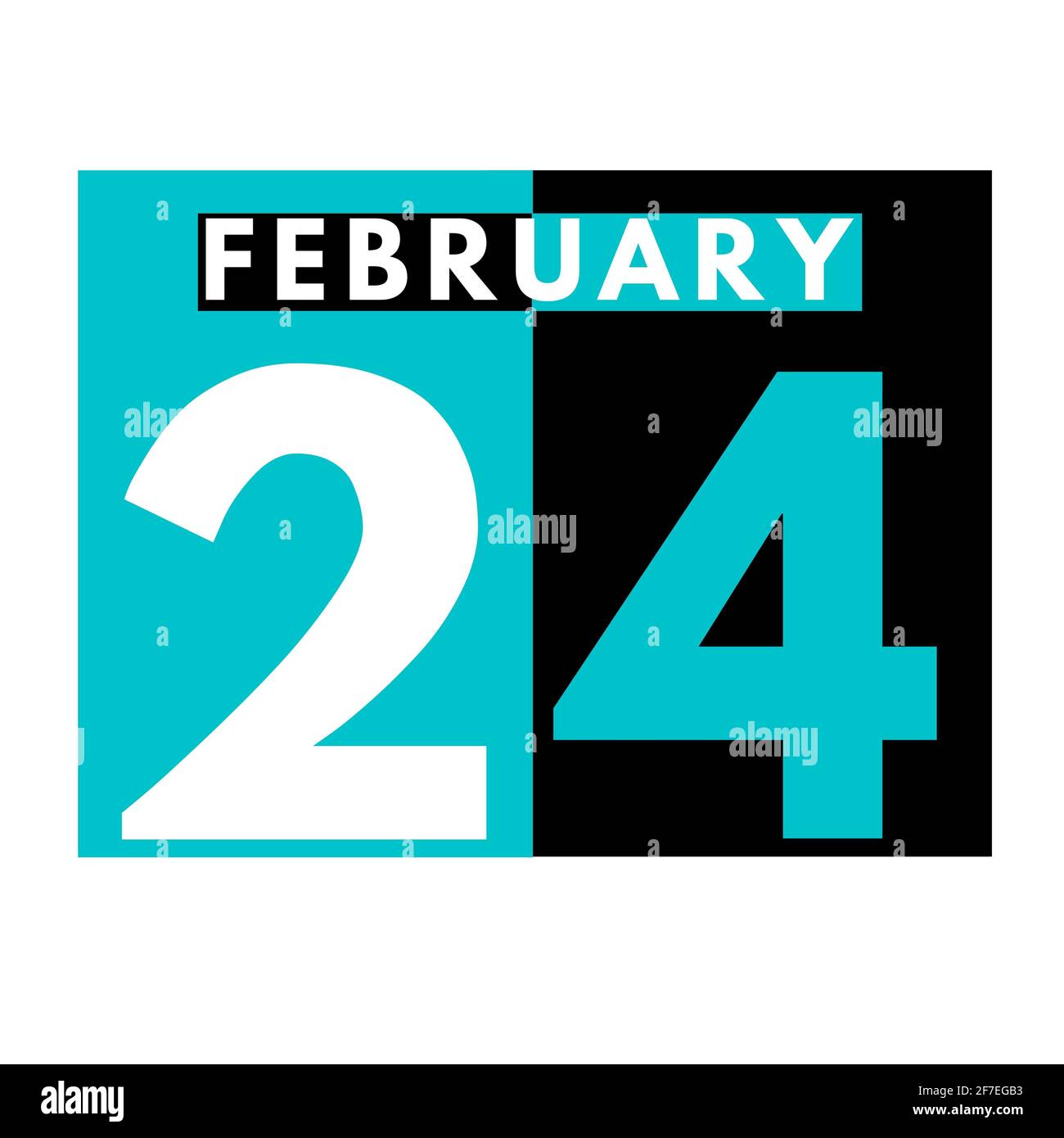 24 february icon hi-res stock photography and images - Alamy