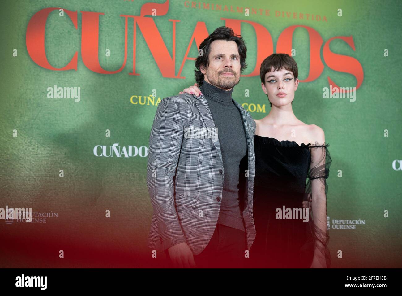 Octavi Pujades, Alicia Pujades attends 'Cu–aos' photocall premiere at ...