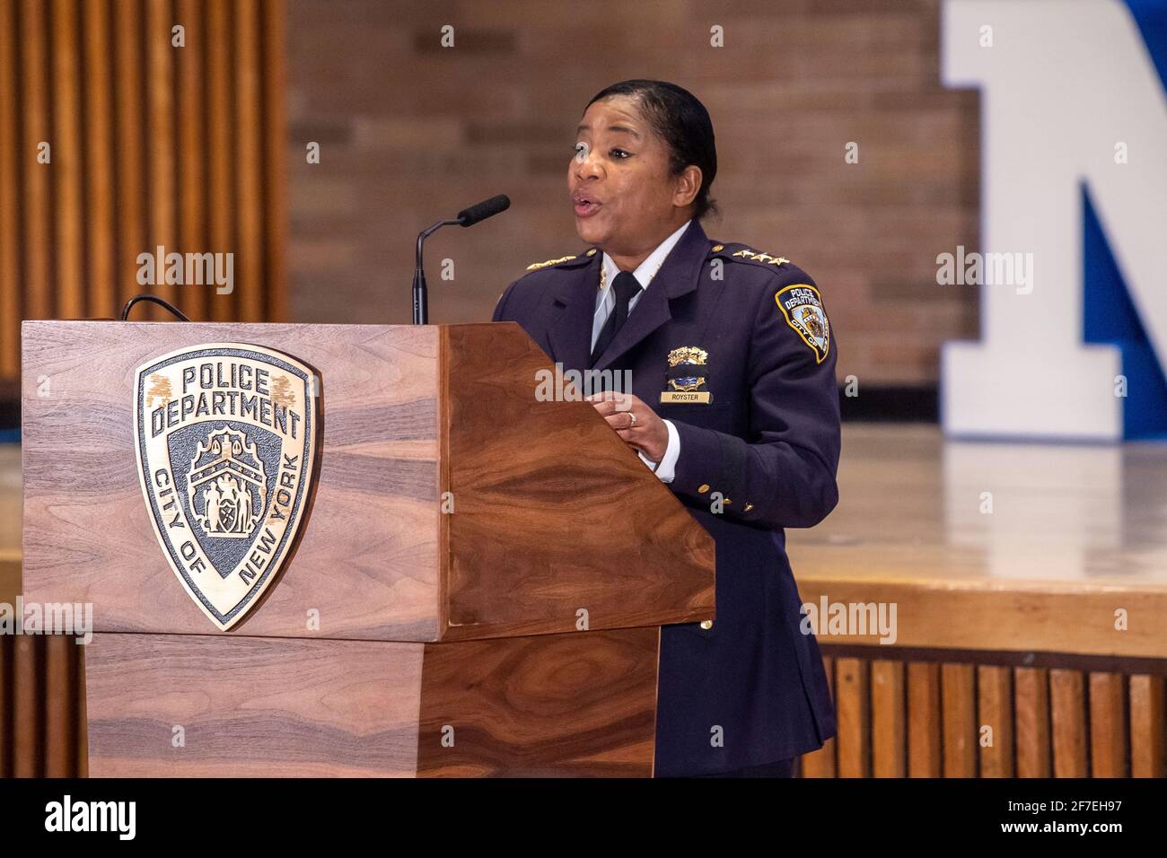 New York Police Department (NYPD) Chief of Transportation Kim Royster ...