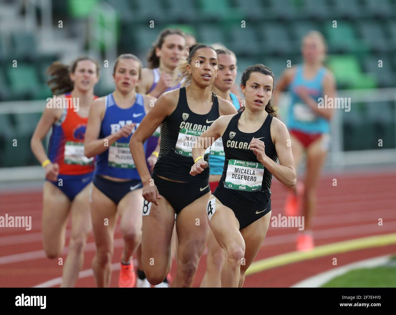 April 02, 2021: Micaela Degenaro and Madison Boreman of Colorado ...