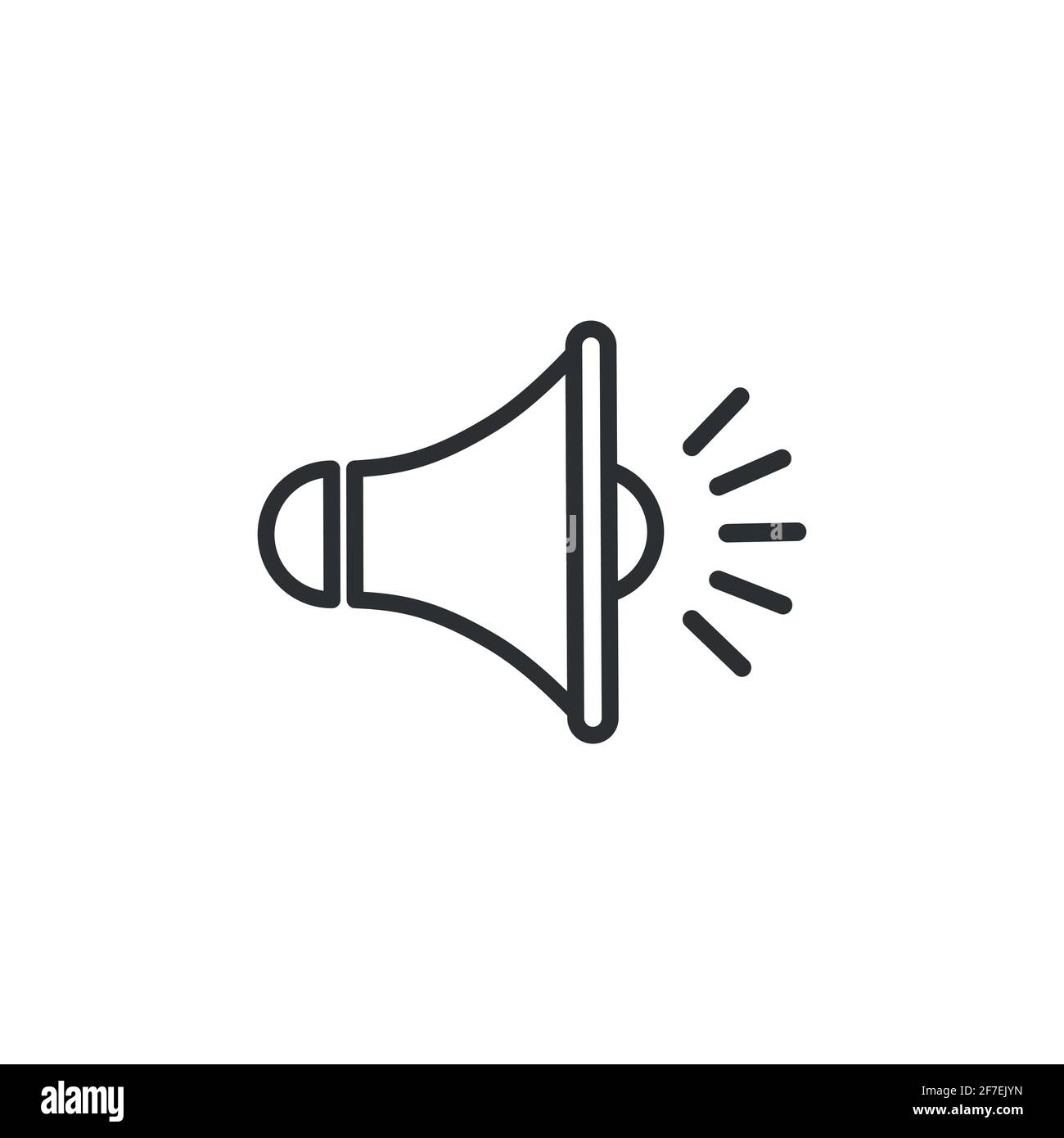 Megaphone Icon Black And White