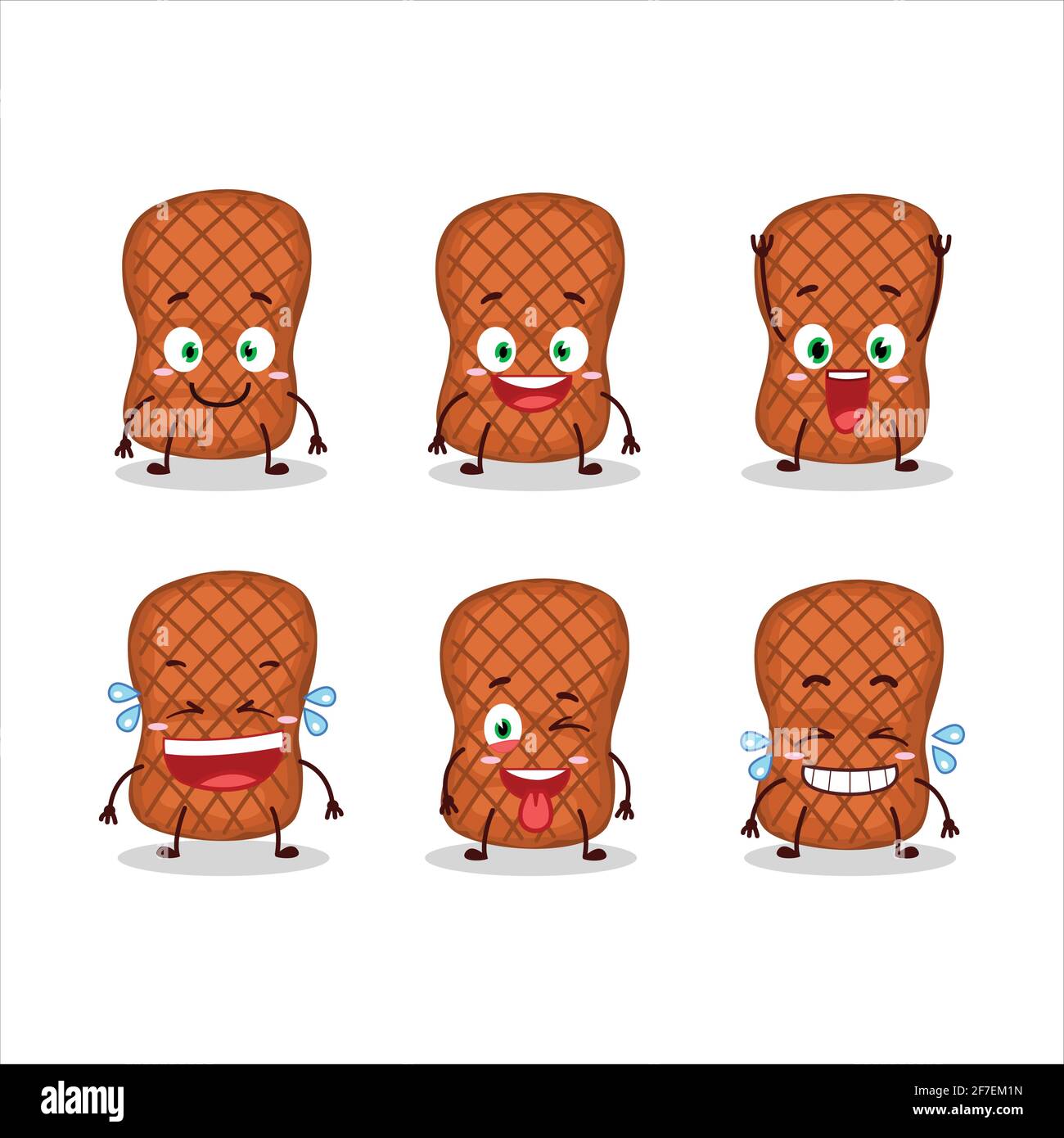 Cartoon character of beef with smile expression. Vector illustration ...