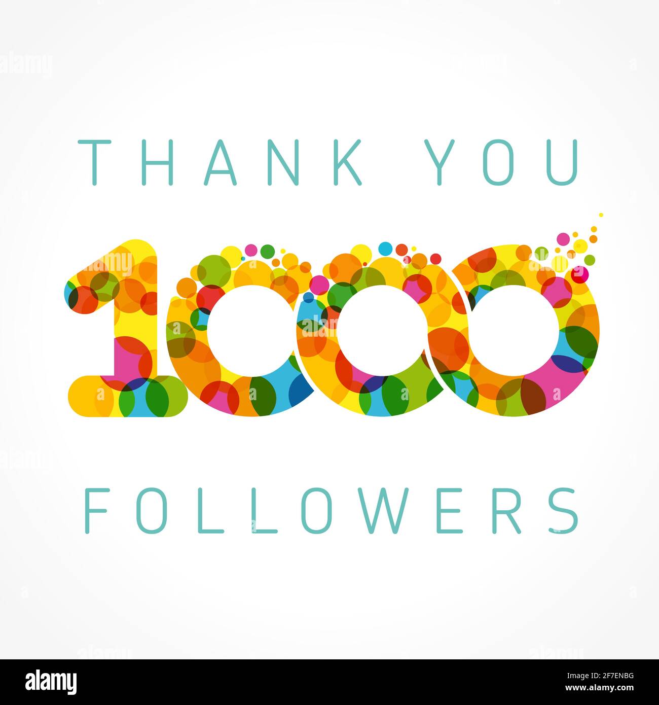 1000 followers banner social Cut Out Stock Images & Pictures - Alamy