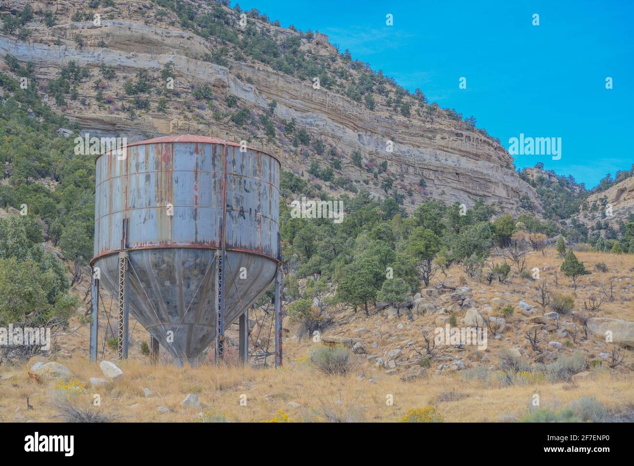 Utah railway water tank hi-res stock photography and images - Alamy
