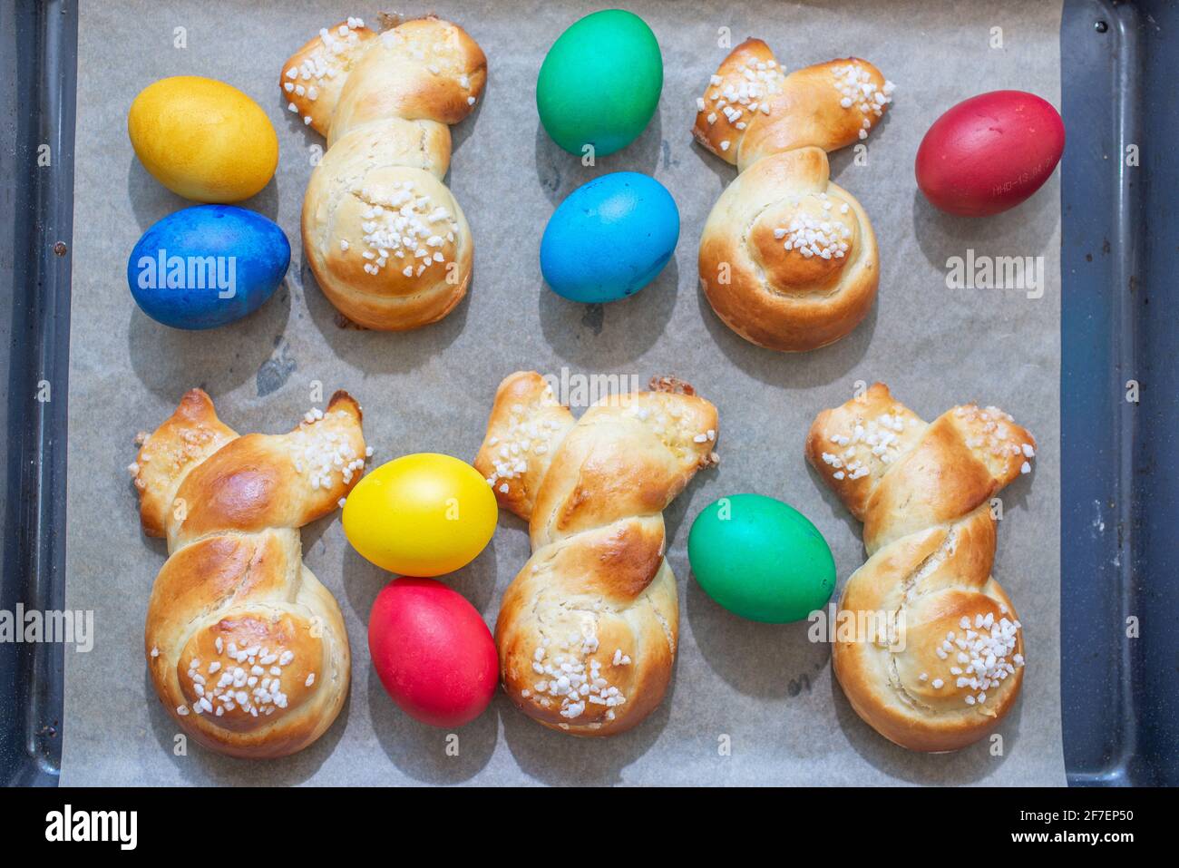 home made sweet easter pastry, easter bunny Stock Photo - Alamy