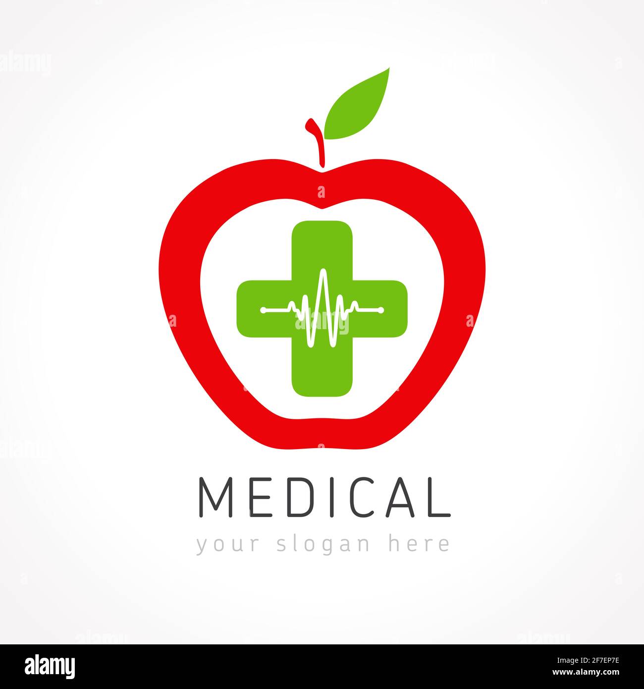 Apple logo isolated Stock Vector Images - Alamy