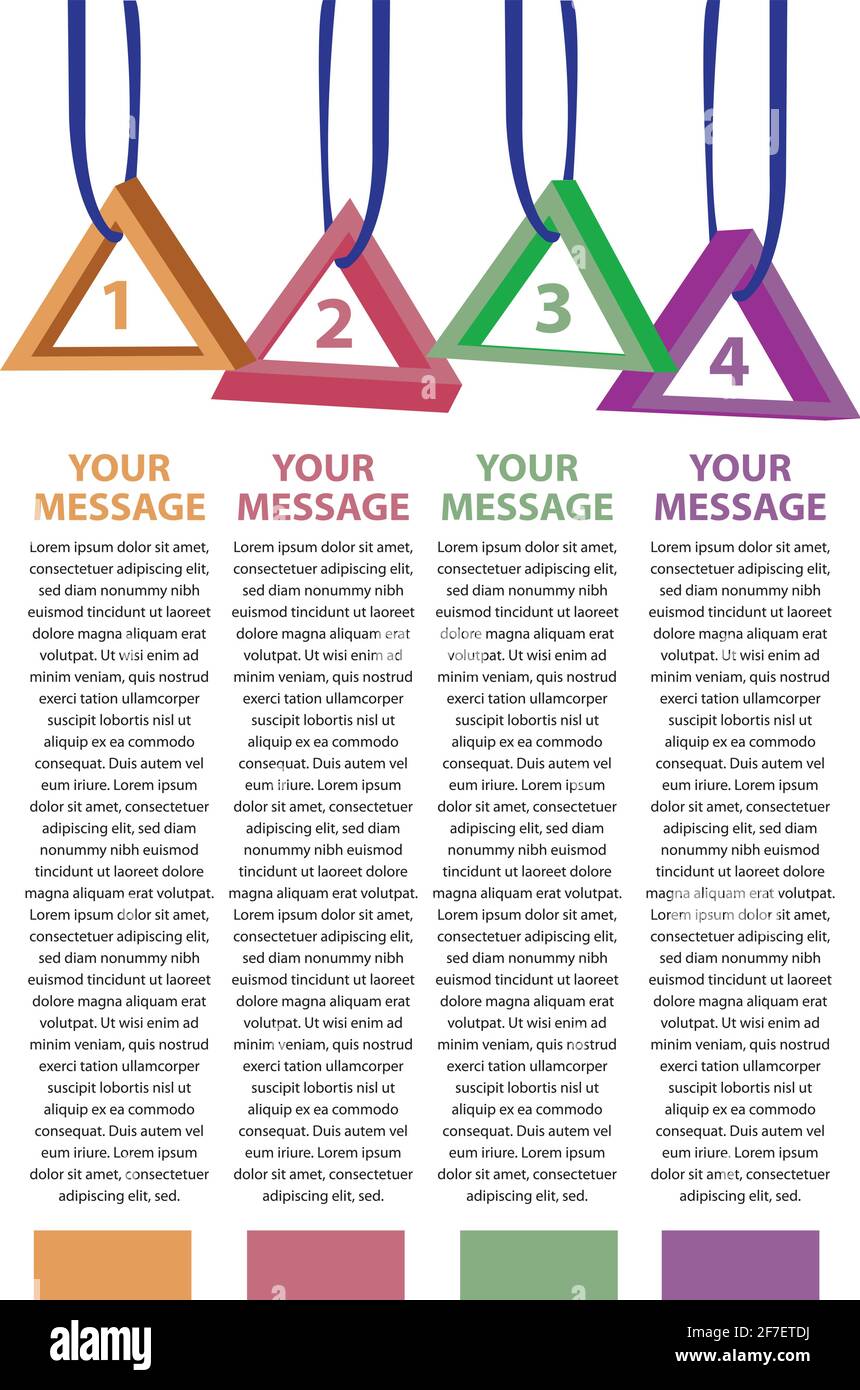 Hanging triangles Stock Vector Images - Alamy