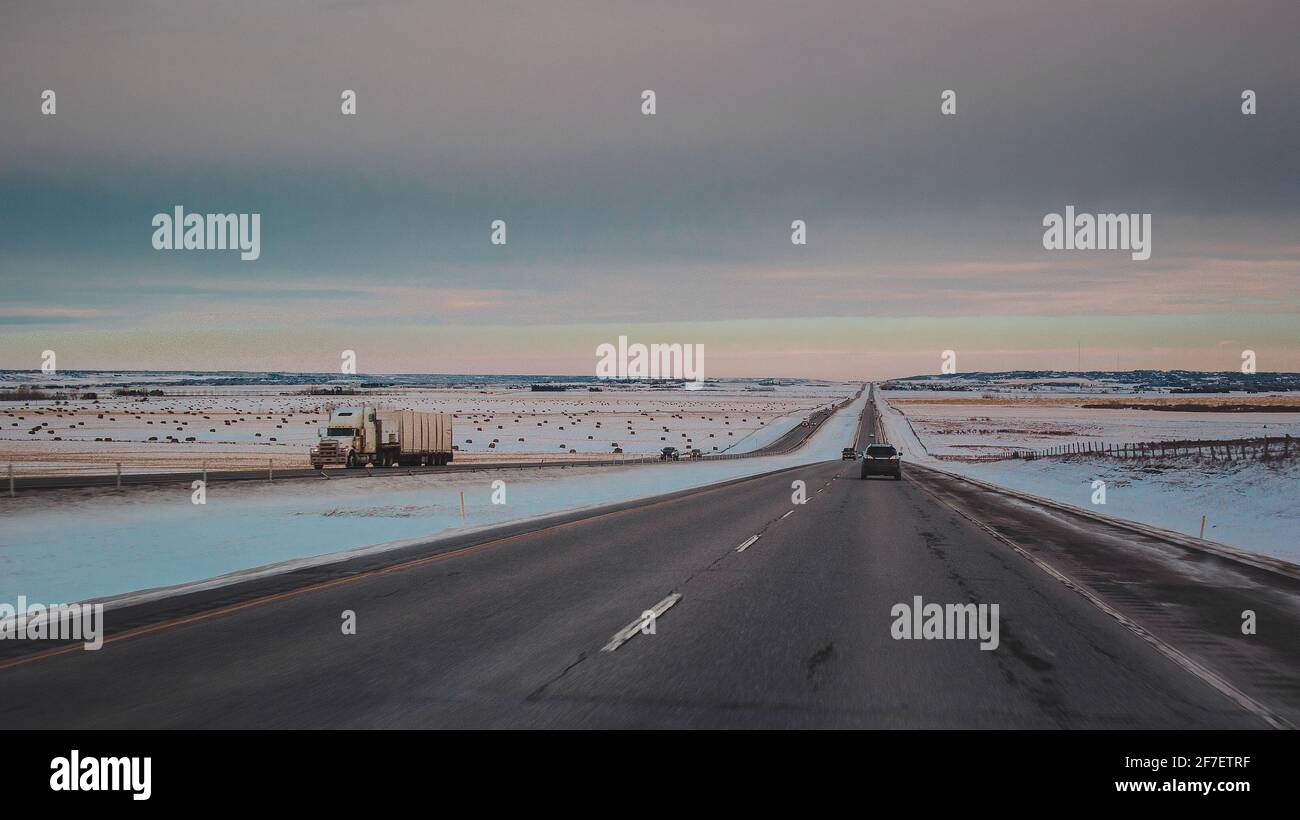Calgary motorway hi-res stock photography and images - Alamy
