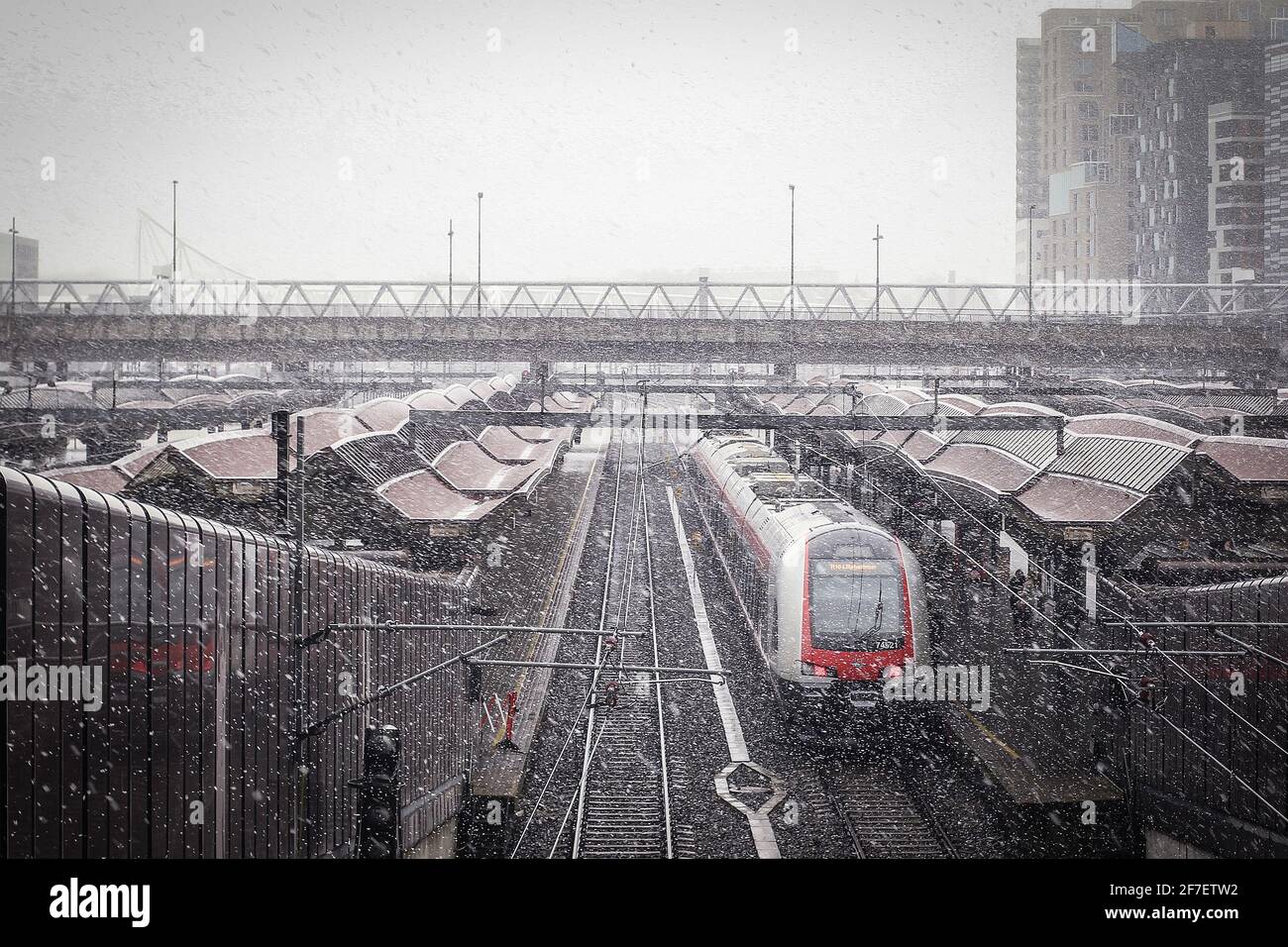 Falling down rail track hi-res stock photography and images - Alamy