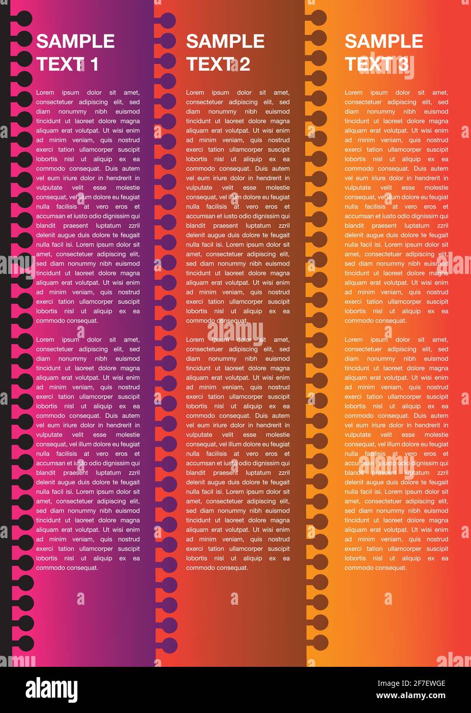 A vector layout design of 3 option. This design is good for any layout ...