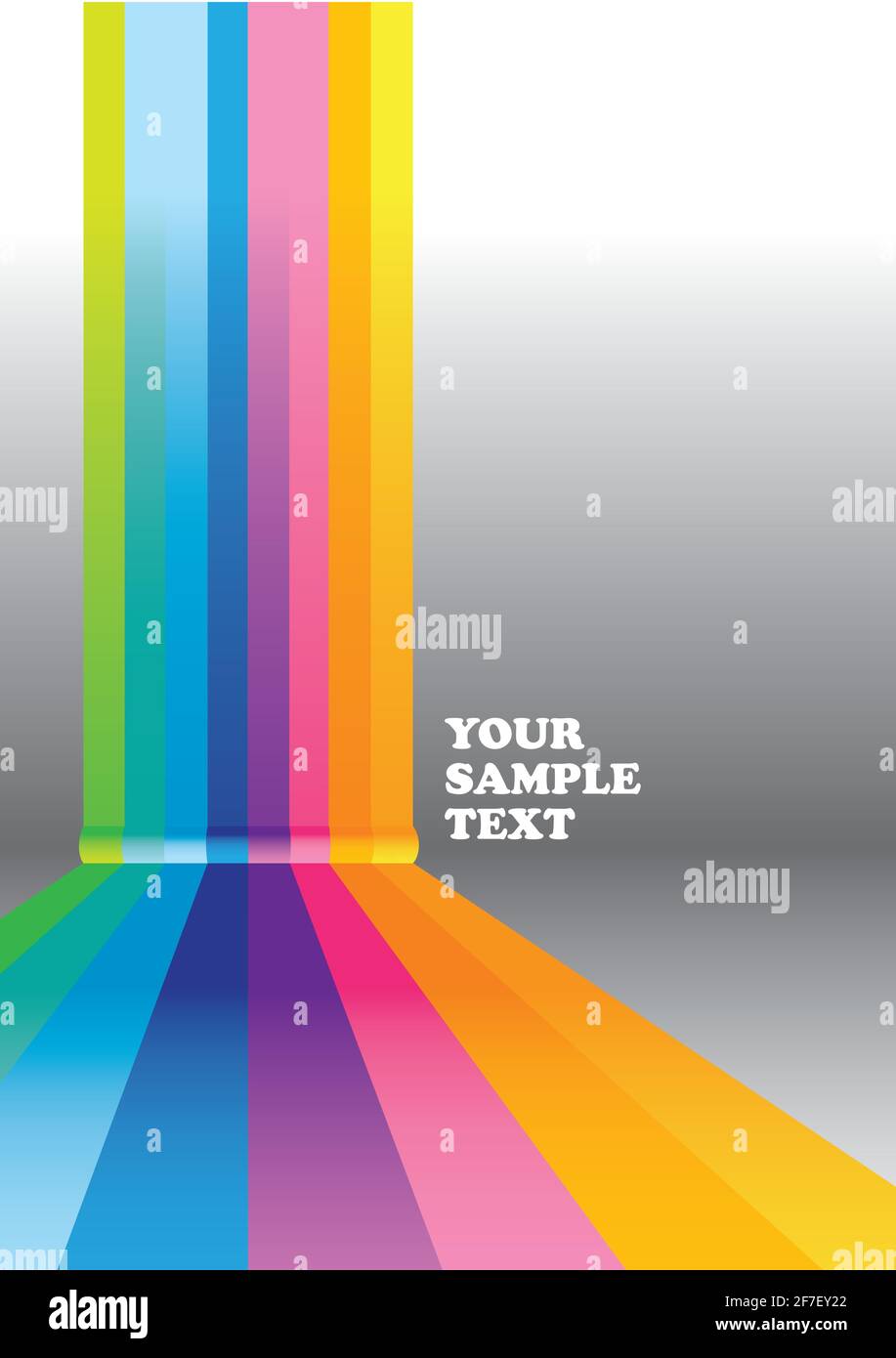 Vector abstract Rainbow colorful background. Business illustration ...