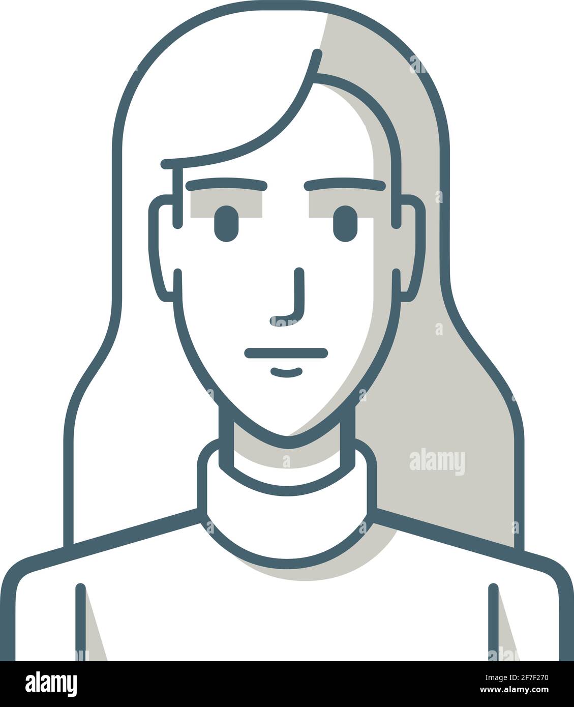 Simple Drawing Of A Woman