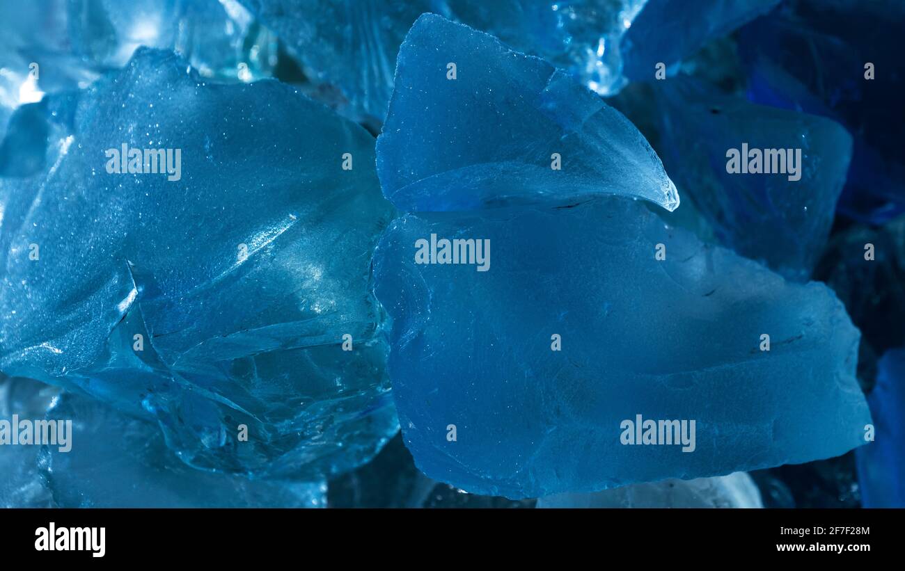 Blue volcanic glass. Large cobblestones. Close-up, texture Stock Photo ...