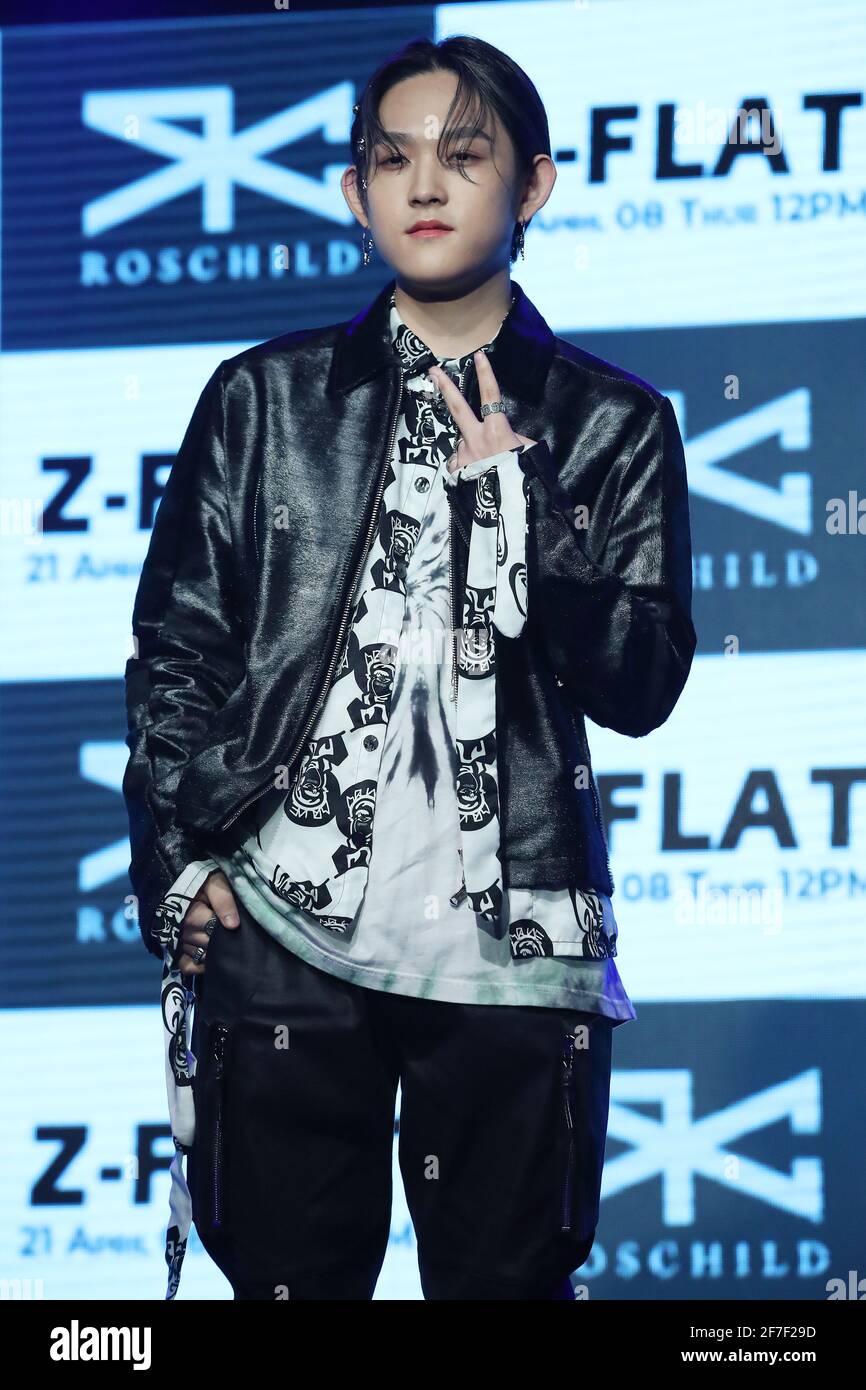 Z-Flat releases new single South Korean rapper Z-Flat poses for a photo ...