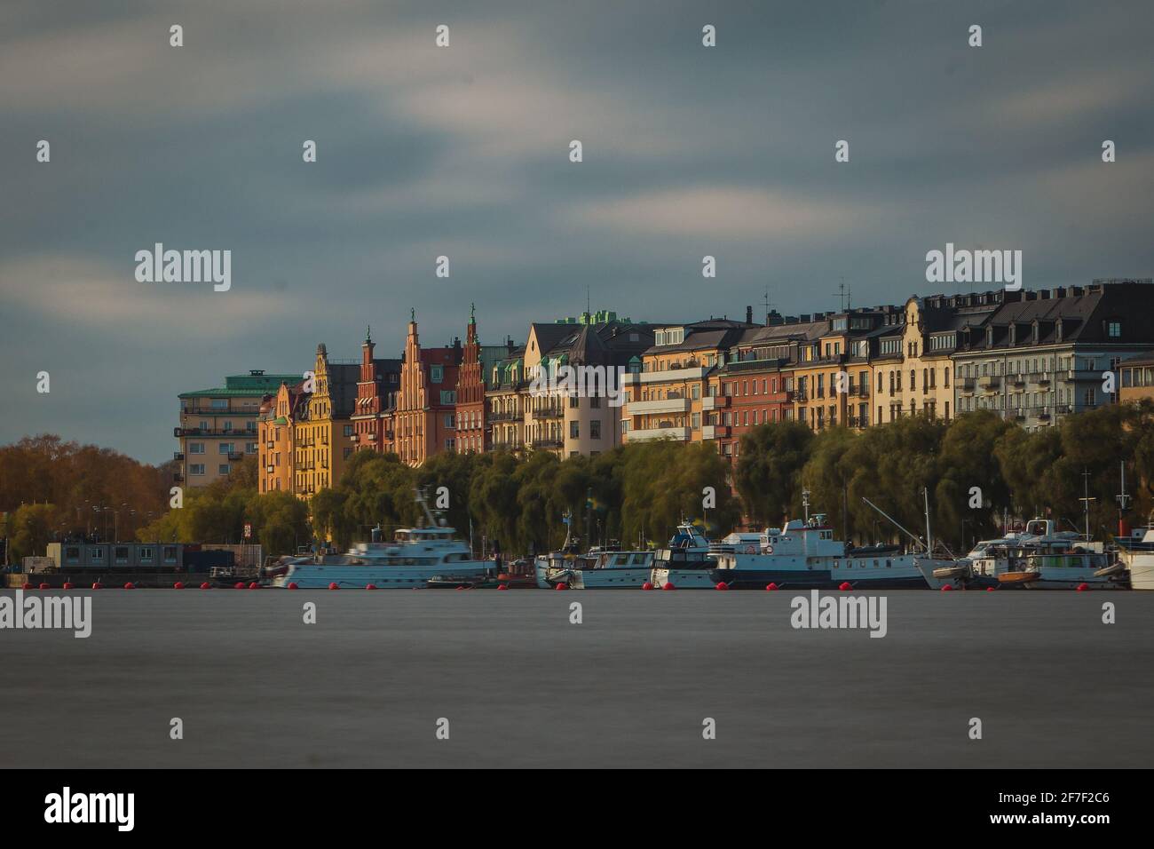 Beautiful landscape photo of Stockholm cityscape viewed on early ...