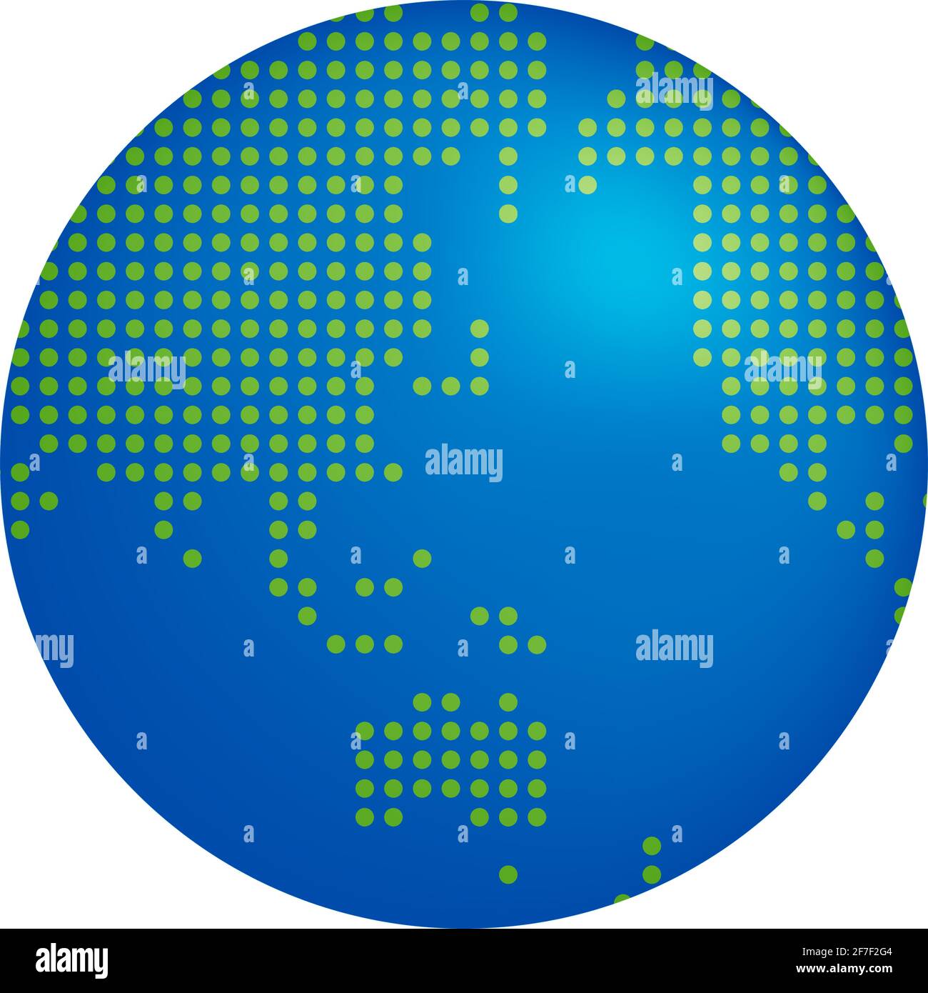 Dot art map hi-res stock photography and images - Alamy