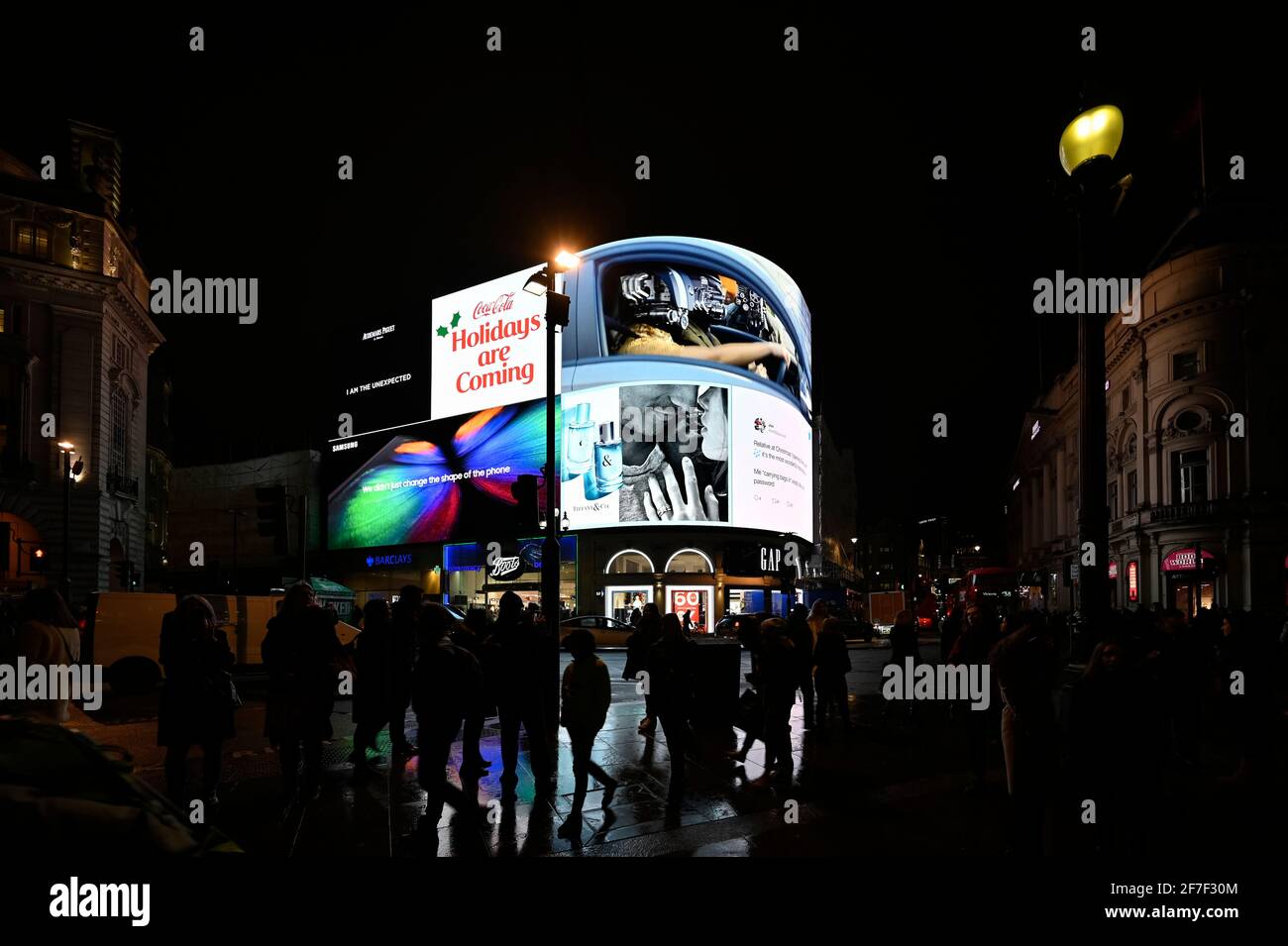 London lights at night Stock Photo - Alamy