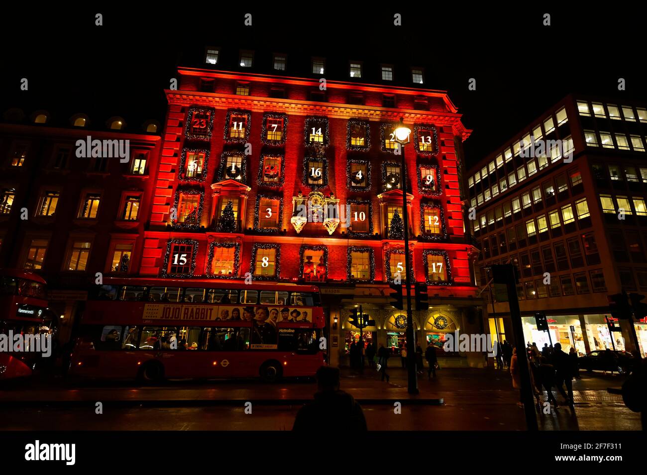 London lights at night Stock Photo - Alamy