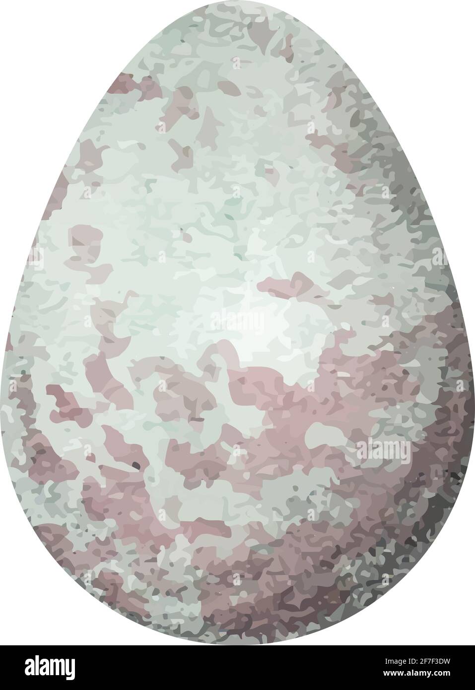 Easter Bird egg. Bright textured multicolored wild bird egg. Watercolor ...