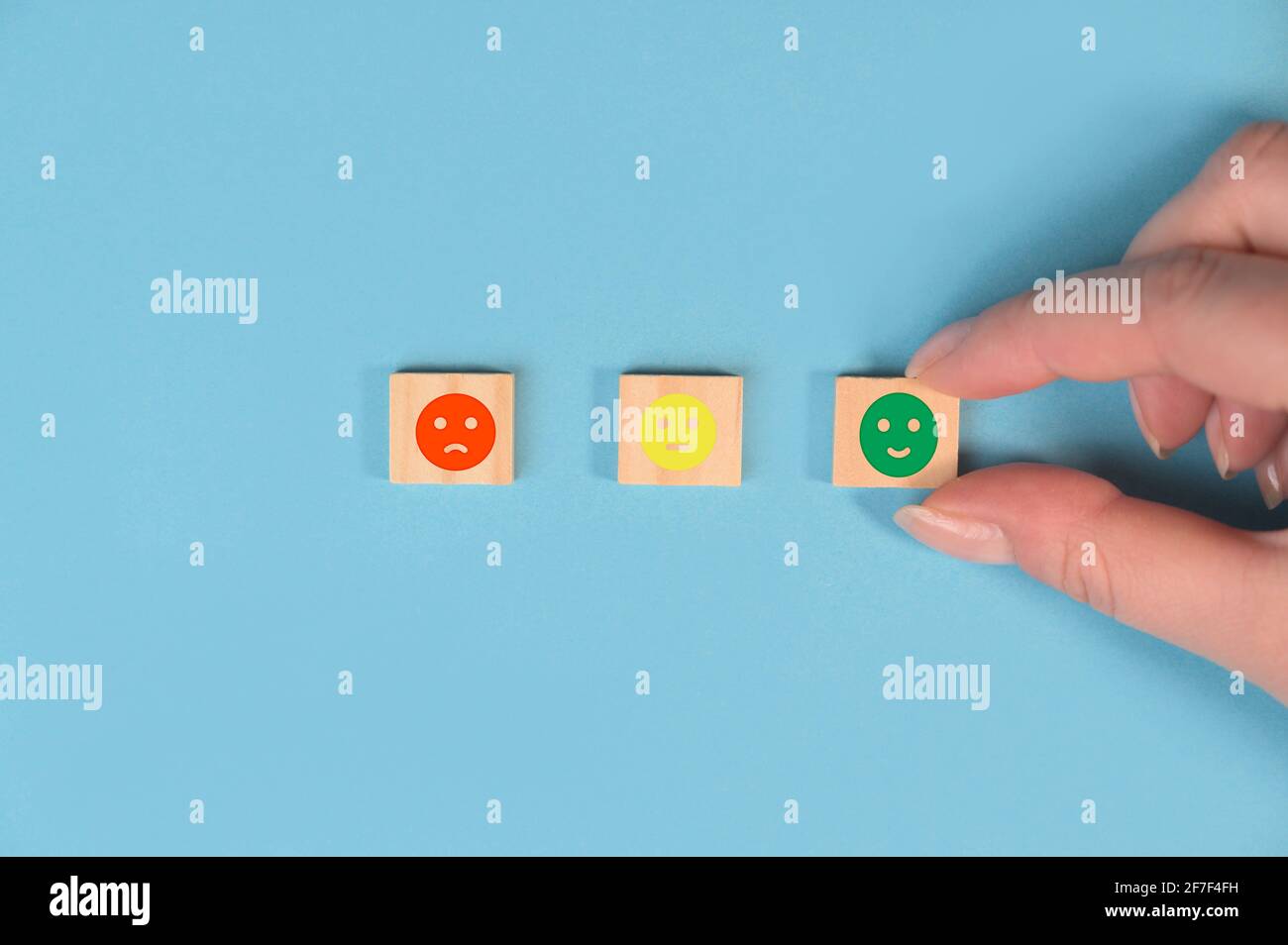 Customer service experience and satisfaction survey concepts. Positive ...