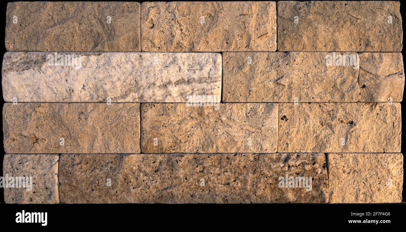 Stone travertine tile, natural background or texture Stock Photo - Alamy