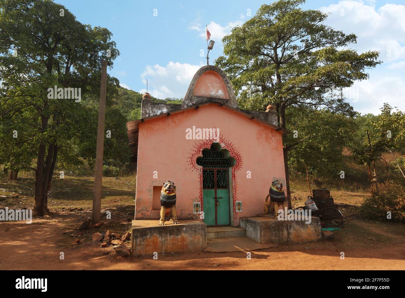 Village God temple of Mahulia village in Cuttack district of Odisha ...