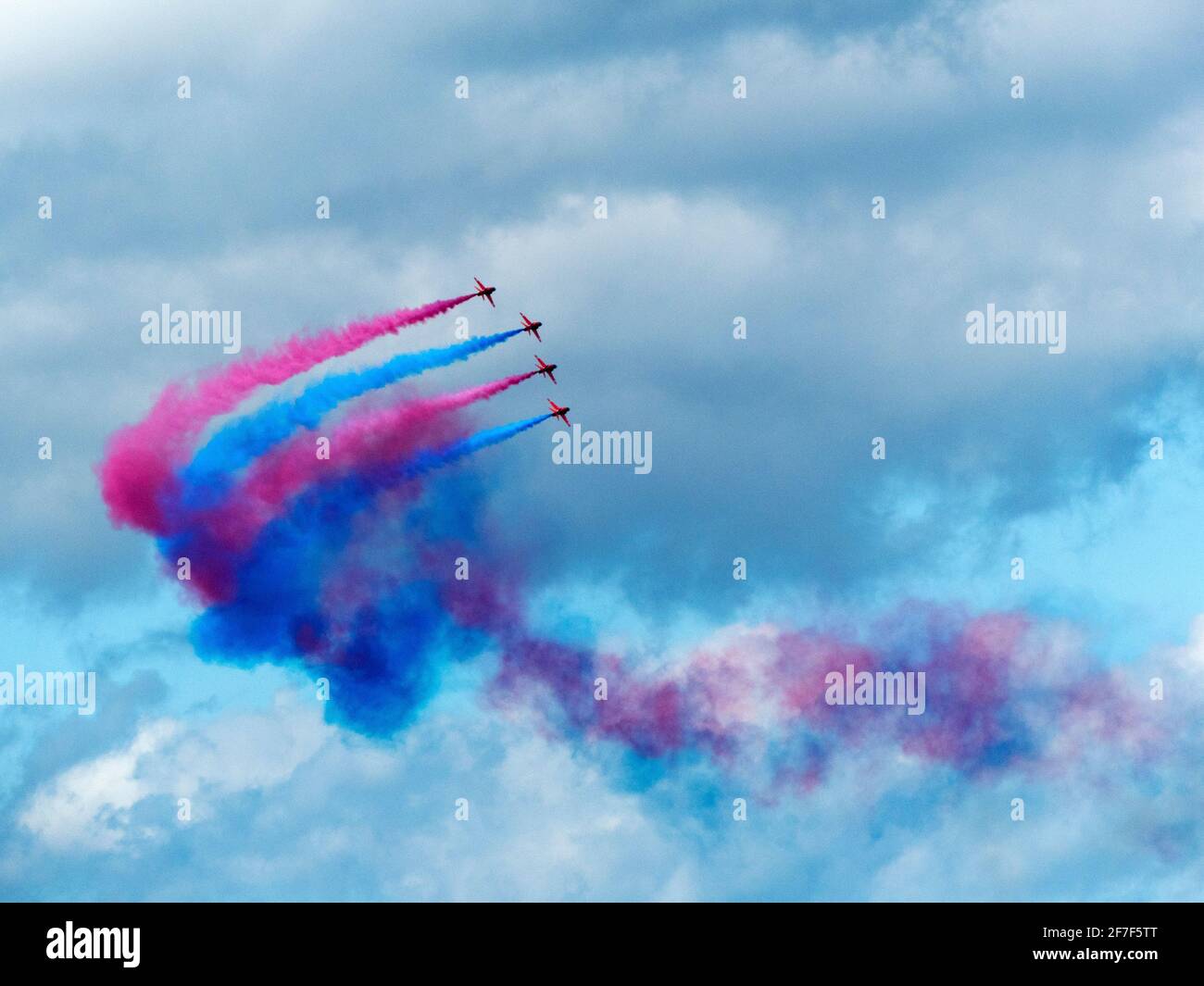 The Red Arrows are the Royal Air Force display team that perform their ...
