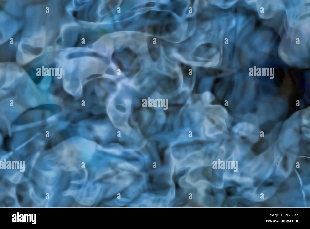 Ocean water texture at depth, vector blue abstract background Stock ...
