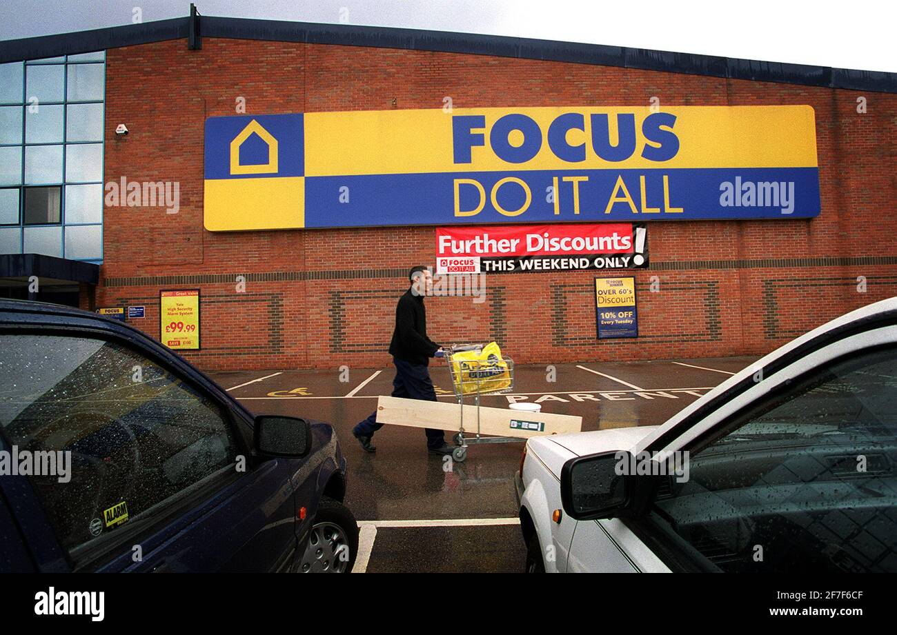 Focus Do It All DIY Store September 2000 Stock Photo - Alamy