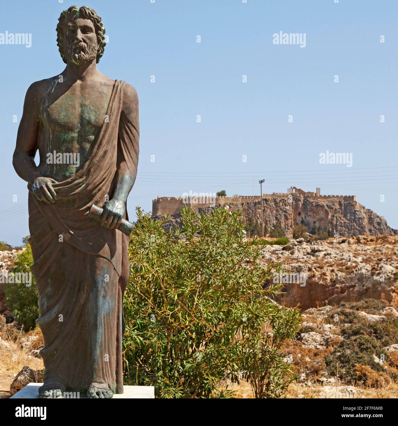 Cleobulus monument, statue of the Ancient Greek poet and Philosopher ...