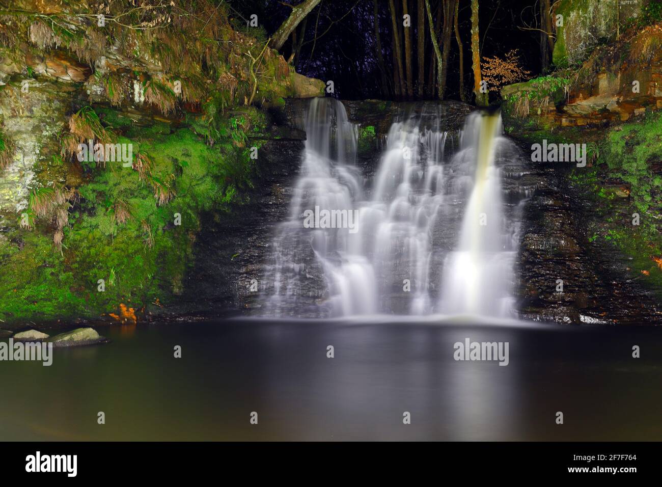 Goit Stock waterfall near Haworth in West Yorkshire,UK Stock Photo - Alamy