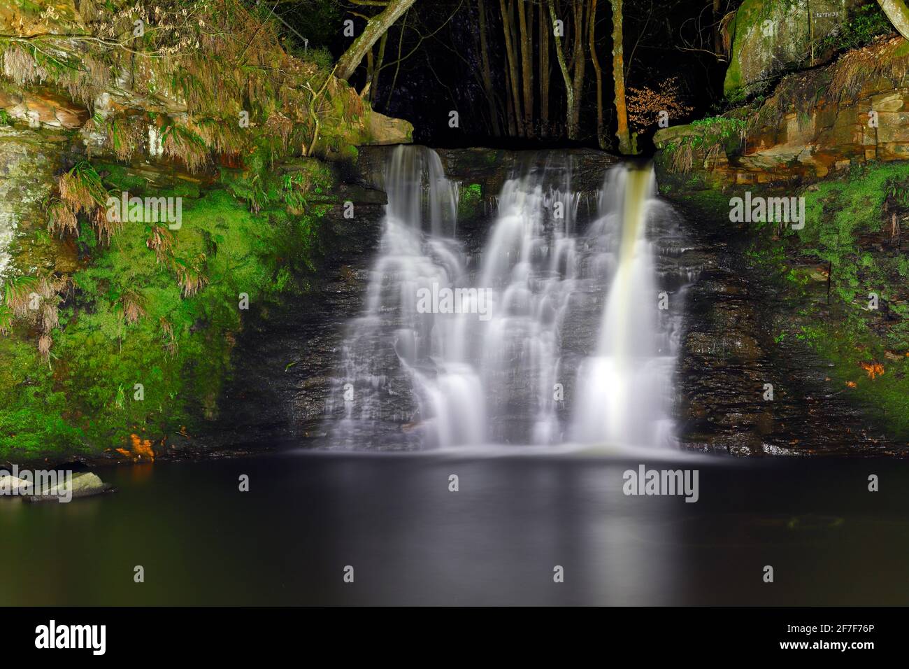 Goit Stock waterfall near Haworth in West Yorkshire,UK Stock Photo - Alamy