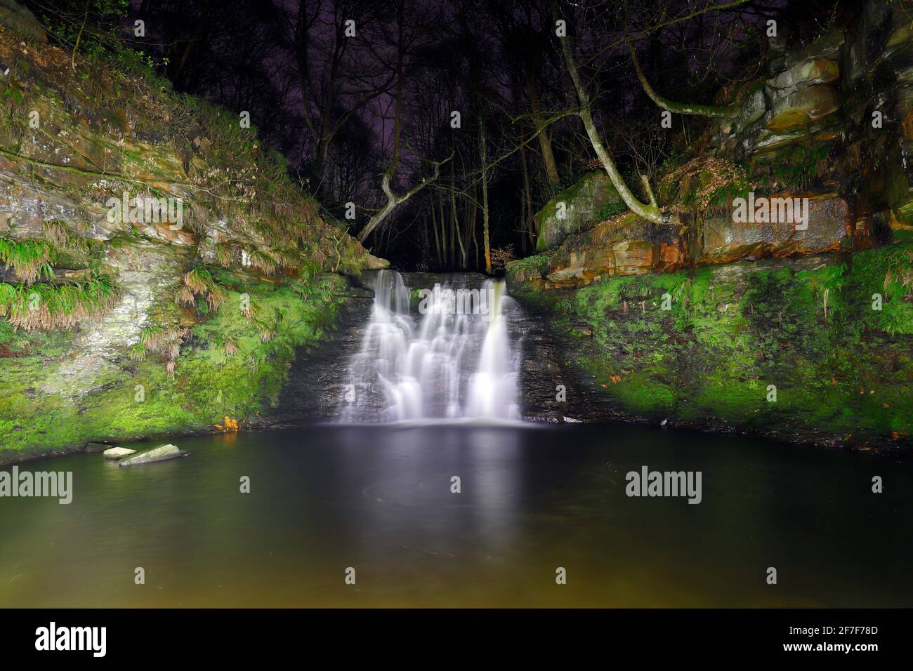 Goit Stock waterfall near Haworth in West Yorkshire,UK Stock Photo - Alamy